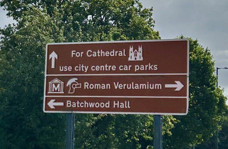 Brown Signs - Cathedral - Penny Travels